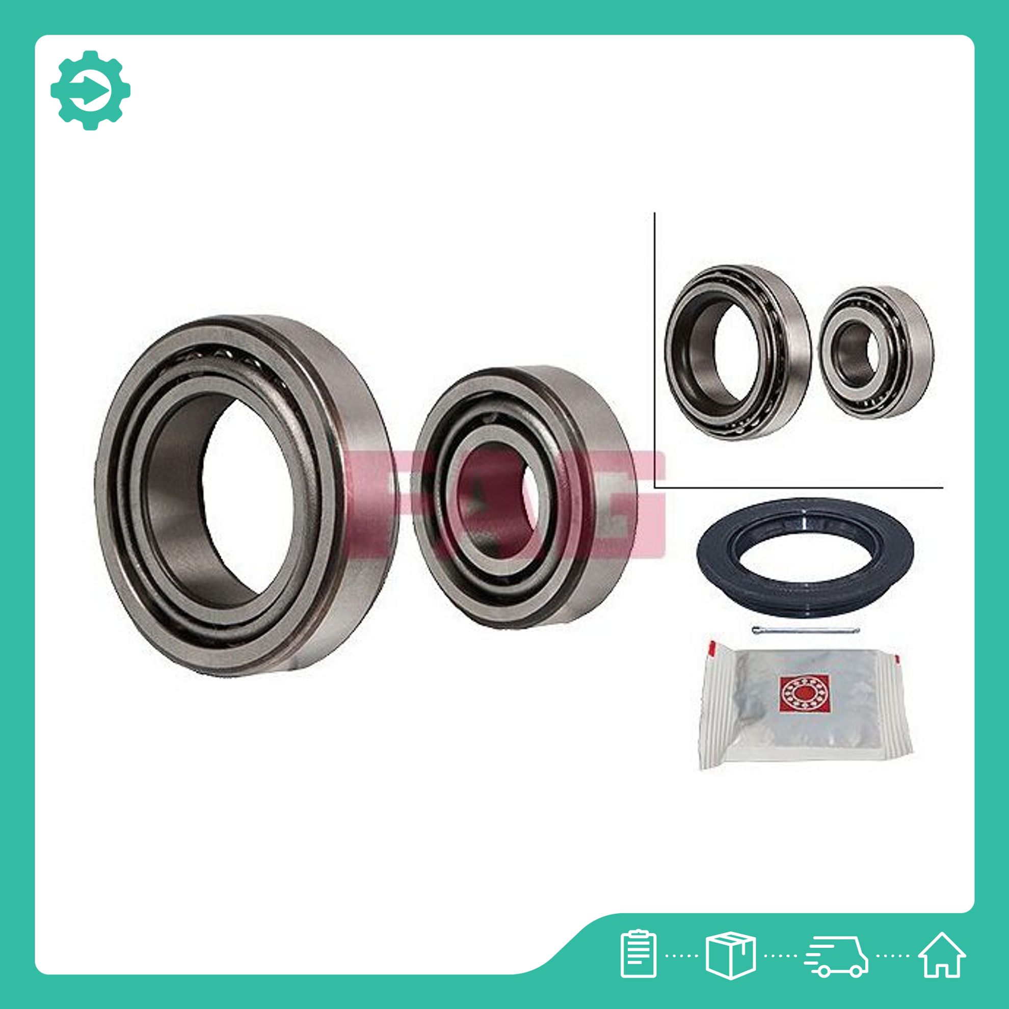 WHEEL BEARING KIT For Opel Daewoo Fag 713644510 £23.53 - PicClick UK